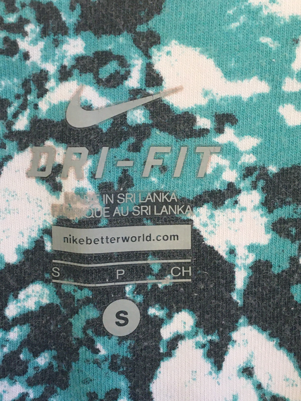 Nike Dri-Fit Paint Splatter Tie-Dye Pattern Running Y… - Gem
