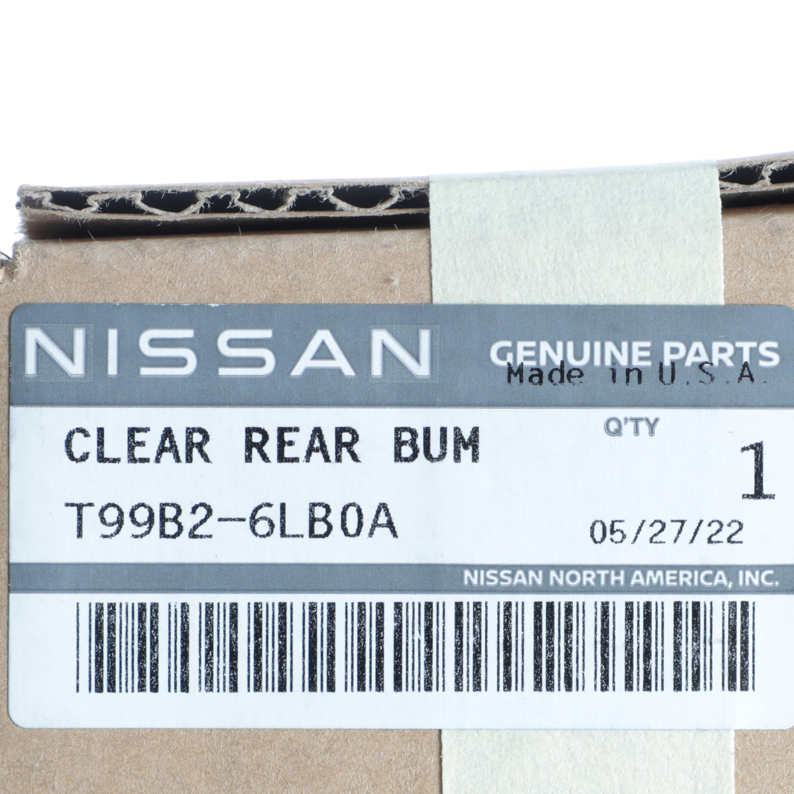 NEW OEM GENUINE Nissan 2020-2024 Sentra Clear Rear Bumper Protector ...