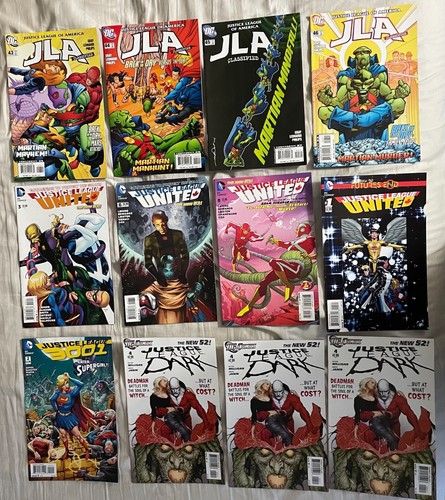JUSTICE LEAGUE 12 COMIC LOT 2012-2015 ALL DC HIGH GRADE!! | eBay