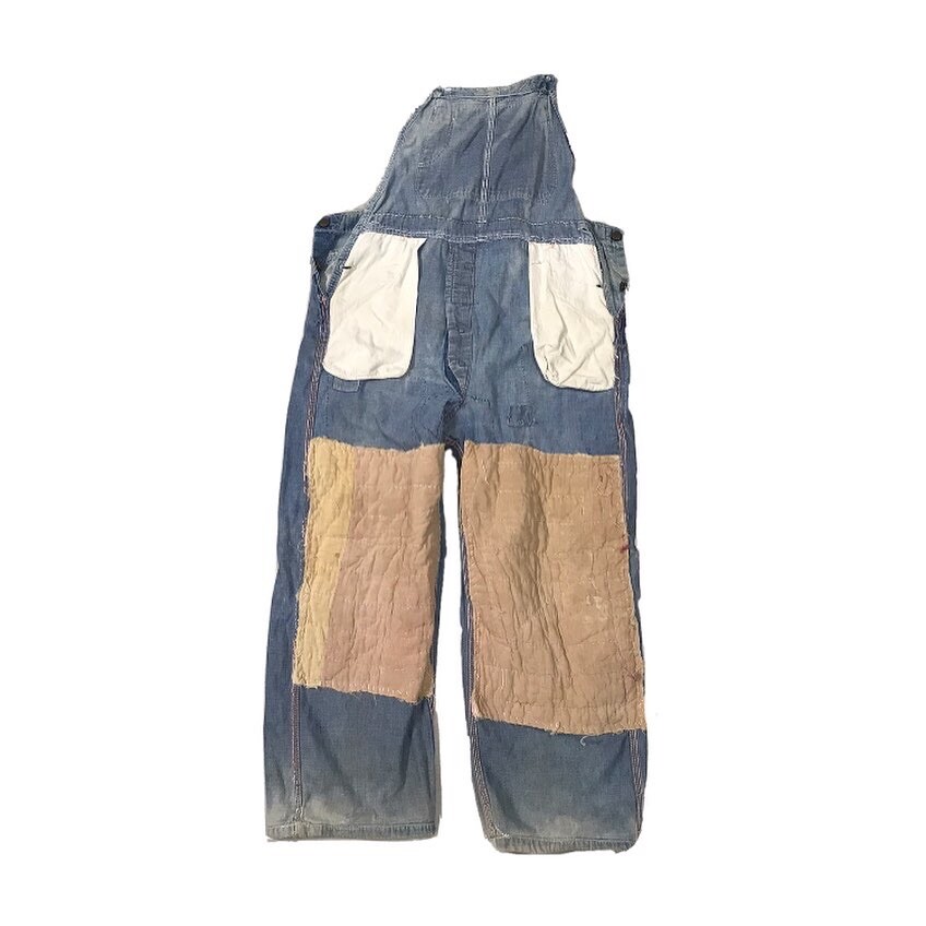 vtg 40s Old Kentucky lowback overalls 50s workwear de… - Gem