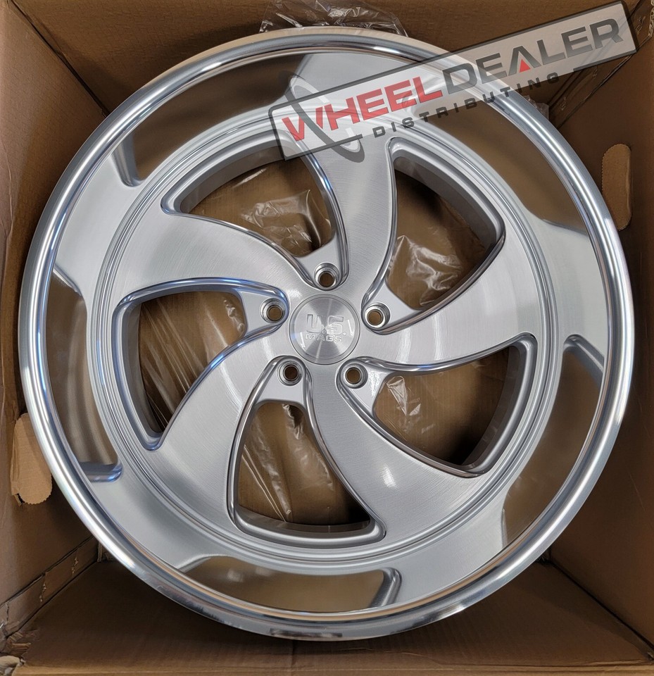 22" STAGGERED US MAGS U134 DESPERADO WHEELS RIMS FOR C10 SQUAREBODY OBS ...