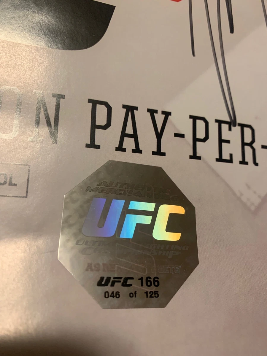 Ufc 166 Poster