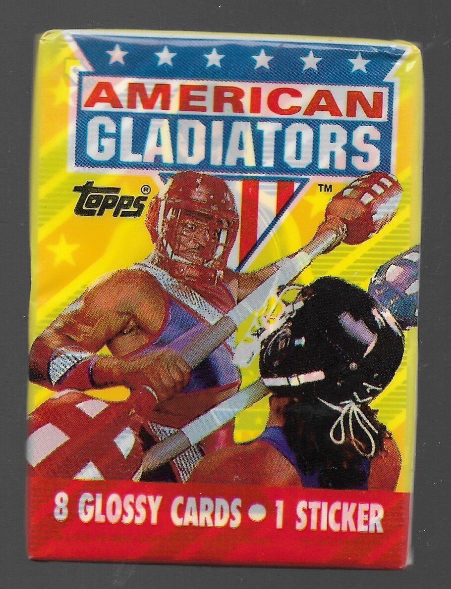 1991 Topps American Gladiators NEW Unopened Pack Cards Vintage | eBay