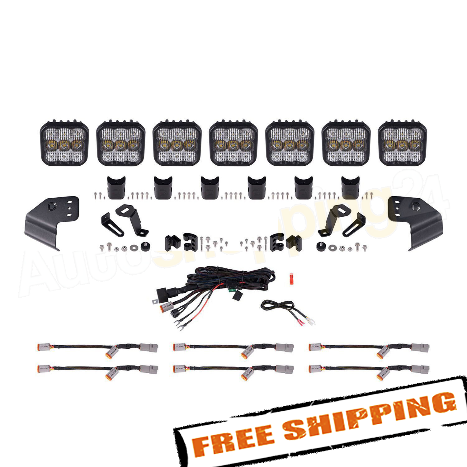 Diode Dynamics DD7232 CrossLink Sport 6-Pod 37.5" Combo Beam LED Light ...