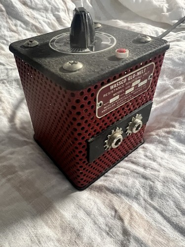 Vintage Wassco Glo-Melt Variable Resistance 100W Soldering Heater Unit 105A3 USA | eBay