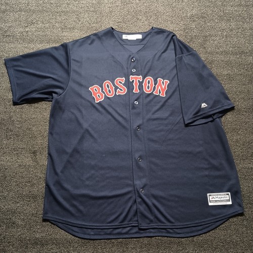 Mookie Betts #50 Boston Red Sox Majestic Cool Base 2018 Size 3XT Navy ...