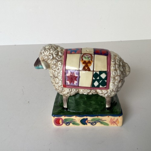 Jim Shore Heartwood Creek Patchwork Sheep | eBay
