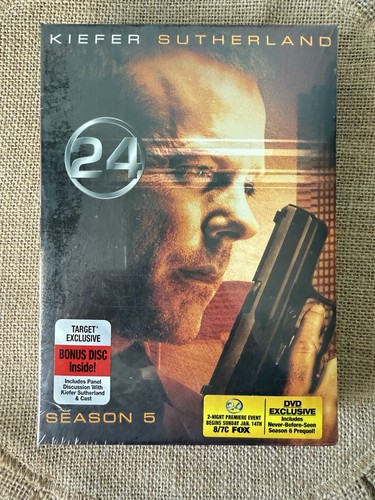 24: Season 5 - Target Exclusive with bonus disc (Dvd, 2006)- New ...