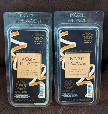 2 Koze Place Grapefruit and Sweet Orange Wax Melts 8 Per Pack Total 16 ...