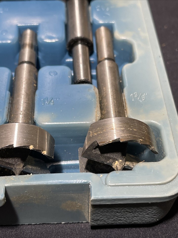 ROCKLER 16-Piece Precision Forstner Bit --Set in Case --1/4"-2 1/8" | eBay