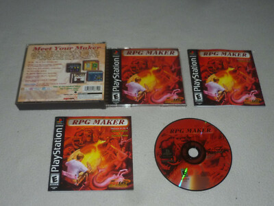 PLAYSTATION PS1 GAME RPG MAKER COMPLETE W CASE & MANUAL AGETEC SONY | eBay