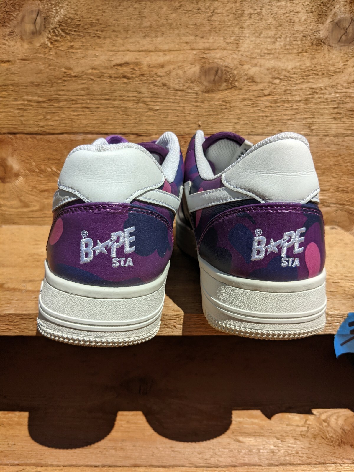 A Bathing Ape Purple CAMO BapeSta Bape Sta Low Size US 9 | eBay