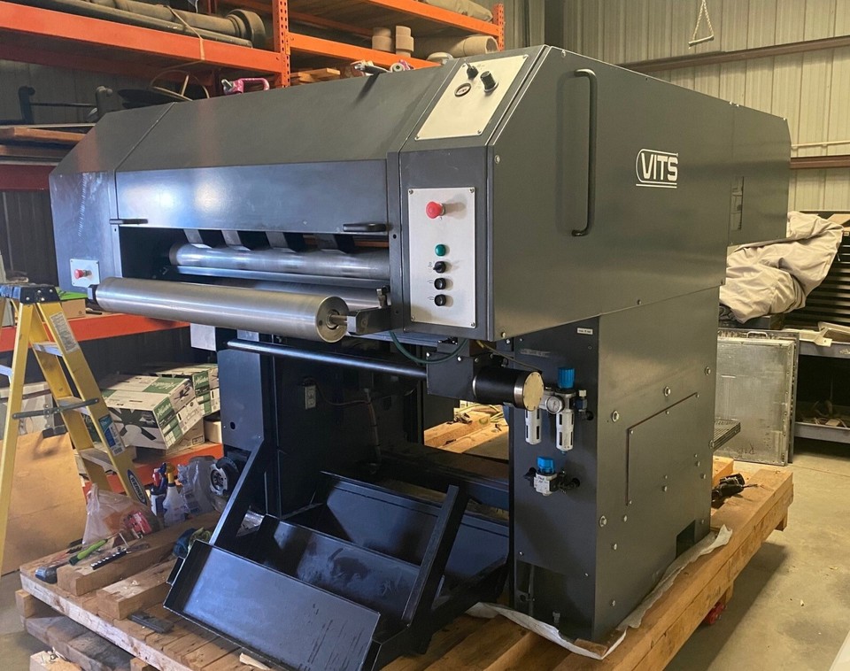 2006 VITS Rotocut Sheeter, 578mm 22.750" 38" wide, Siemens servo drive ...