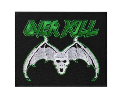 Overkill Bat Logo OVERKILL Feel The Fire - Backpatch