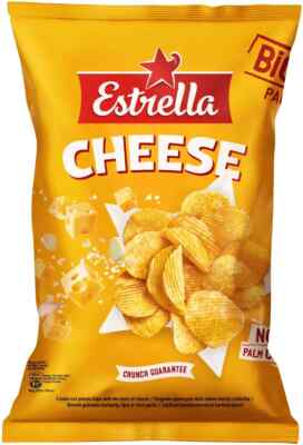 3x ESTRELLA CHEESE Flavor Potato Chips Crisps European Snacks 130g ...
