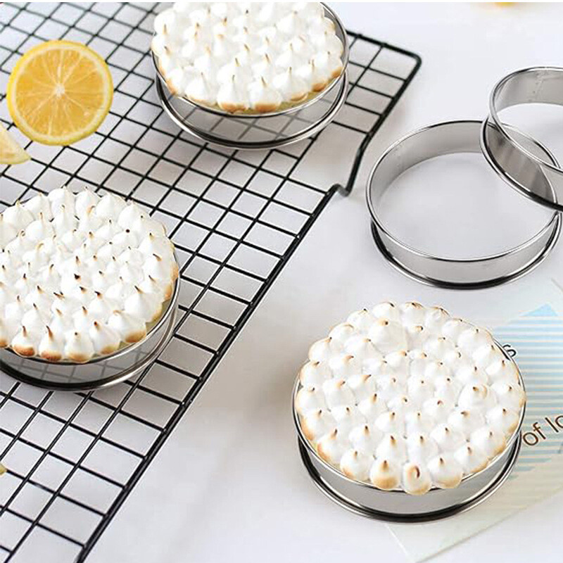 Stainless Steel Cake Muffin Crumpet Bread Rings Bakery Baking Mold ...