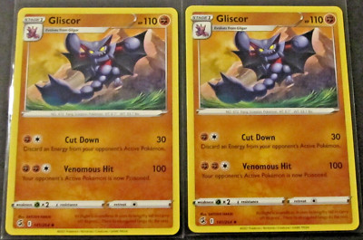 2 POKEMON CARDS TCG/GLISCOR/141/264/UNCOMMON/2021/COLLECTIBLE | eBay
