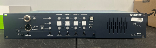 Clear-com MS-704 4-Channel 2RU Main Station with Built-in Speaker .. | eBay