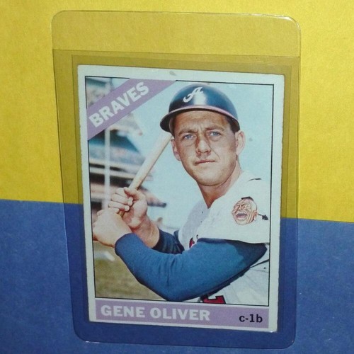 1966 GENE OLIVER Topps card #541 Atlanta Braves High Number # | eBay