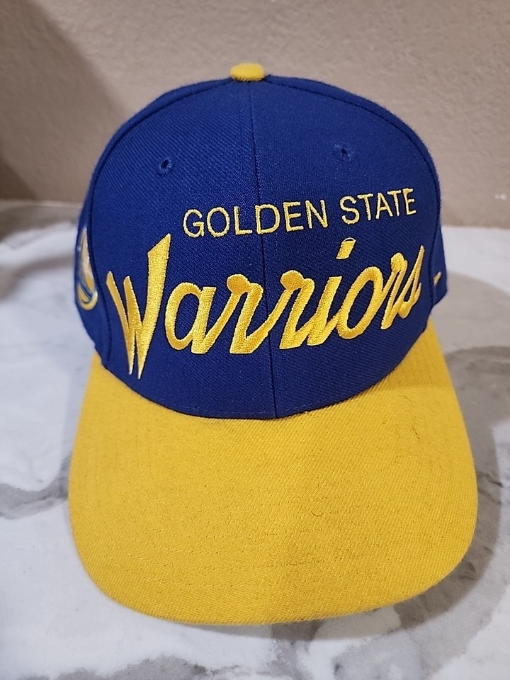 Golden State Warriors NBA 47 Brand Blue/Yellow Two Tone Adjustable ...