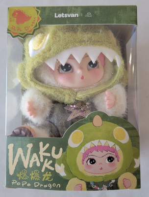 AUTHENTIC LETSVAN - WAKUKU POPO DRAGON VINYL FACE PLUSH PENDANT HOT CUTE TOY | eBay