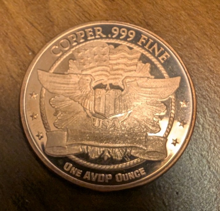 1oz COPPER Round FIGHT!! TRUMP ASSASSINATION ATTEMPT .999 FINE COPPER ...