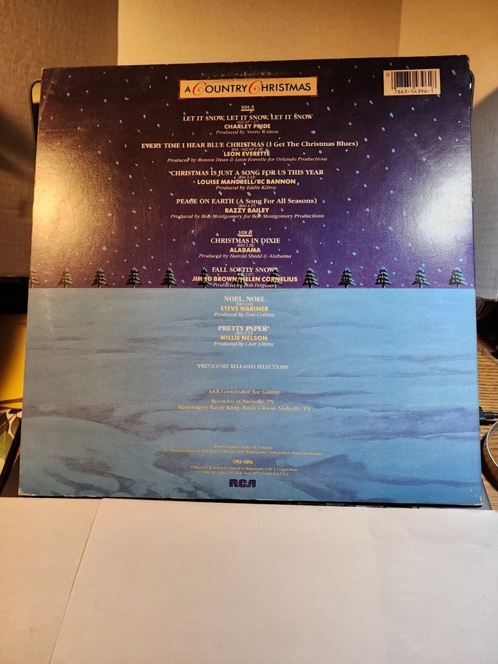 A Country Christmas - Various artists - RCA VG+ R37 | eBay