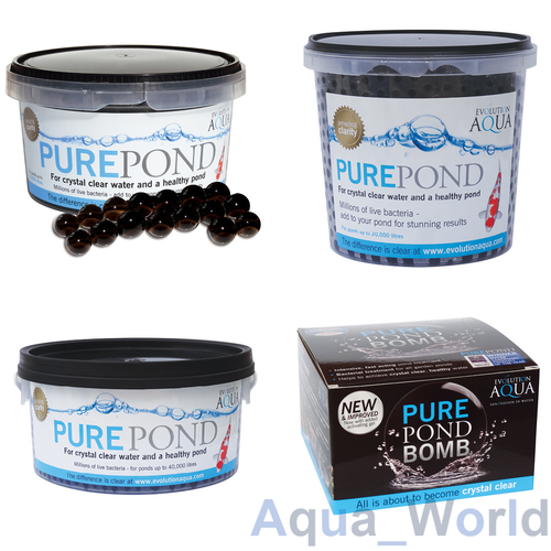 Evolution Aqua Pure Pond Balls Bomb Filter Start Clear Water Bacteria ...