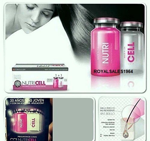 1 SET Nutricell for Hair Swiss Serum Stem Cells Argan 1 Treatment 100% ...