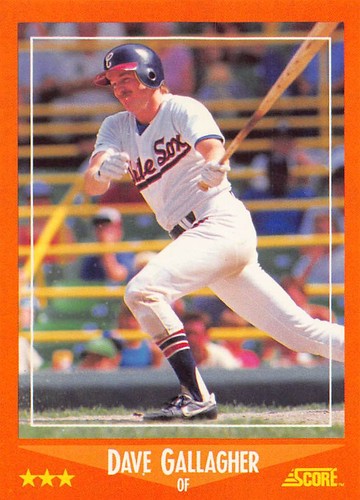 Dave Gallagher 1988 Score Traded 89T Chicago White Sox Rookie Baseball ...