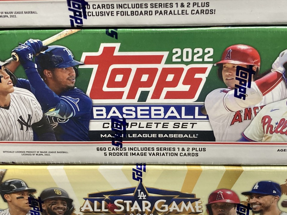 2022 Topps Baseball Complete Factory Sealed 4 Set Lot Hobby Retail ...