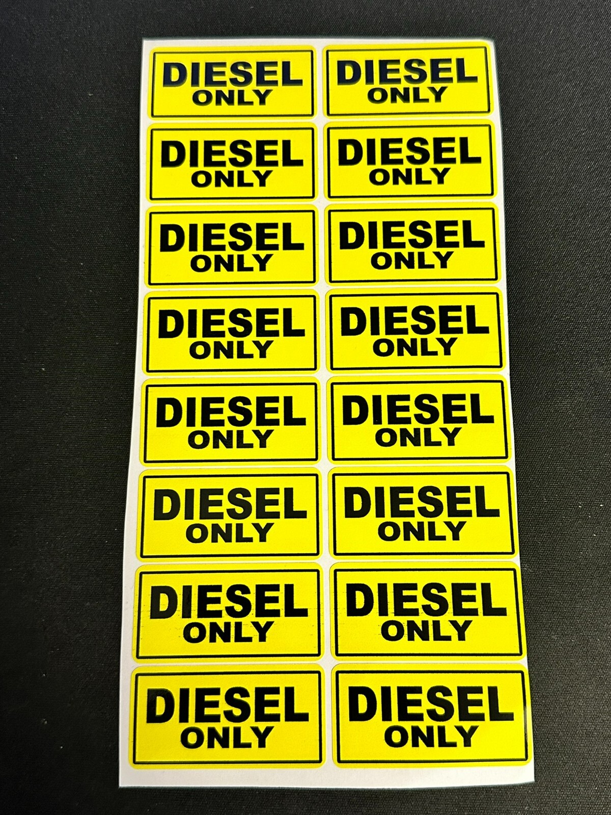16 x Diesel 2 Stoke Unleaded 4 Fuel Petrol Jerry Can Cans Stickers ...