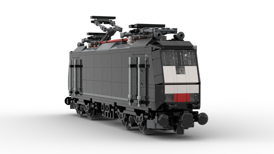 LEGO® MOC Eisenbahn Bauanleitung Bombardier Traxx 1 MRCE / BR 185 | eBay