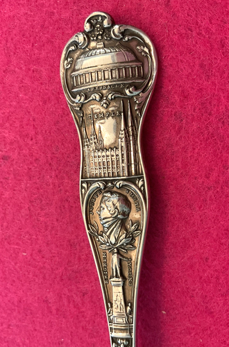 Mormon Tabernacle Temple Gate Wagon Train Smith 6" Sterling Souvenir ...