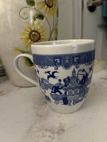 Calamityware 12 oz "Things Could Be Worse" Blue Willow China Novelty ...
