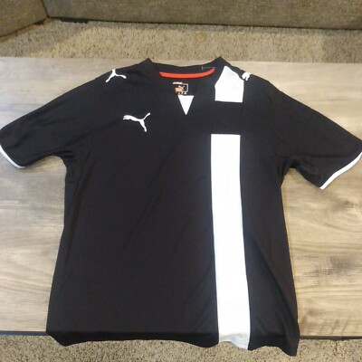 Youth PUMA V-Series Sport Life Style Jersey Shirt Size Youth XL Black ...