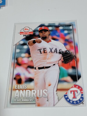 ELVIS ANDRUS 2019 Topps National Card Day #28. RANGERS | eBay