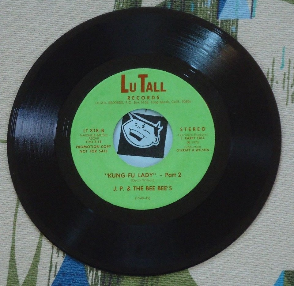 J.P. & The Bees Bee's 45 Kung Fu Lady Pts 1&2 1975 Soul Funk VG++ | eBay