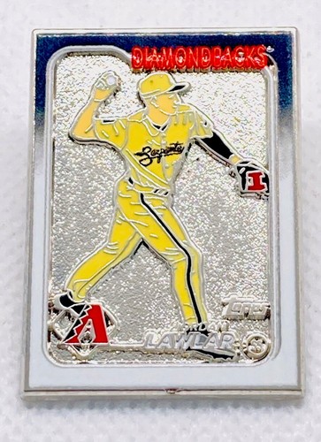 2024 Topps Series 2 Jordan Lawlar Super Box Enamel Trading Card Pin | eBay