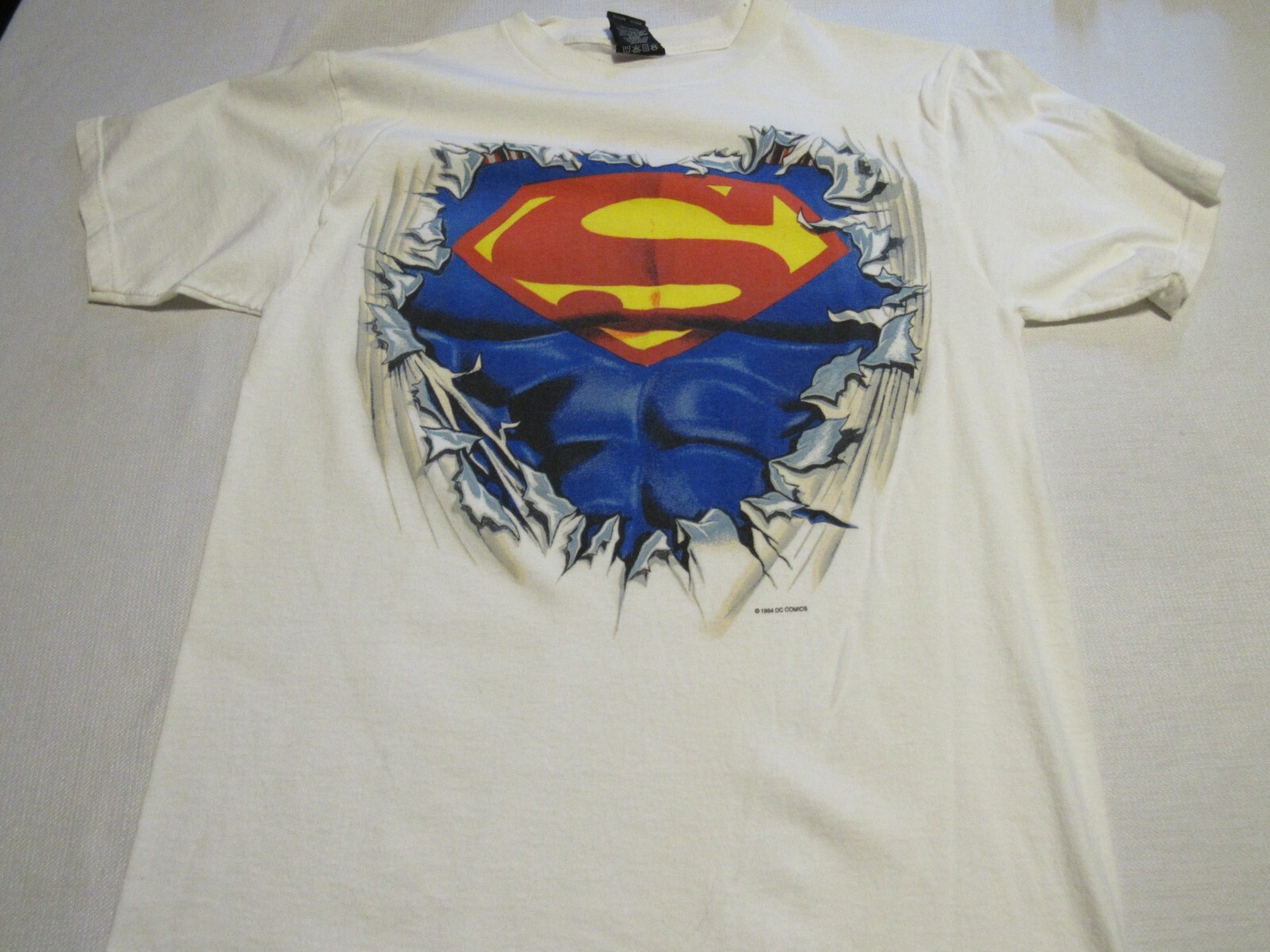 RARE 1994 Vintage Superman Busting Through White L La… - Gem