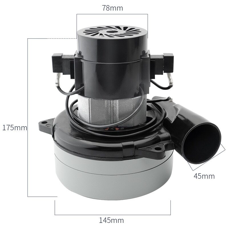 220V 1200W 50HZ Vacuum Motor Big Power 145mm Diameter Vacuum Cleaner ...