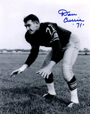 Packers Linebacker DAN CURRIE (d) Signed 8x10 Photo #3 AUTO - 1961 FL ...