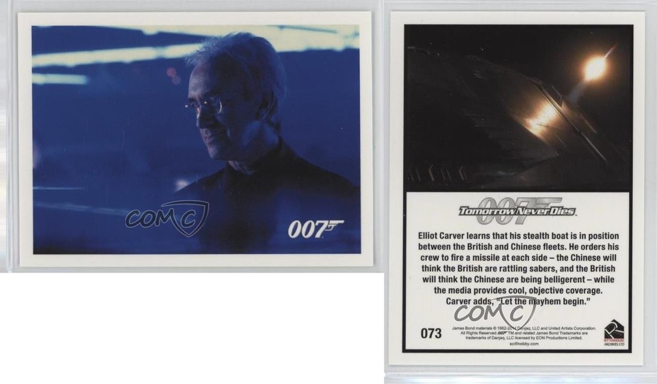 2014 James Bond: Archives Edition Jonathan Pryce Elliot Carver learns ...
