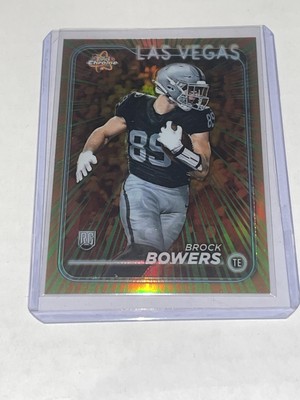 Brock Bower Topps Chrome radiating Rookies RR–12 Ssp Te Monster Records ...