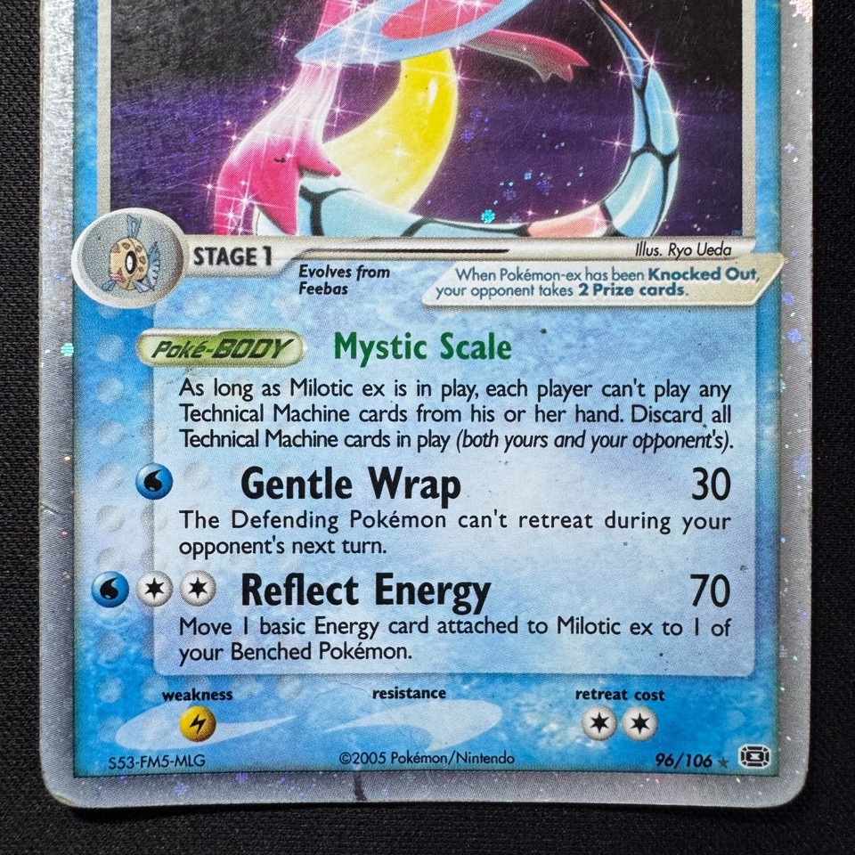 Milotic Ex 96/106 Pokemon Ex Emerald Ultra Rare Holo 130Hp English 096 ...