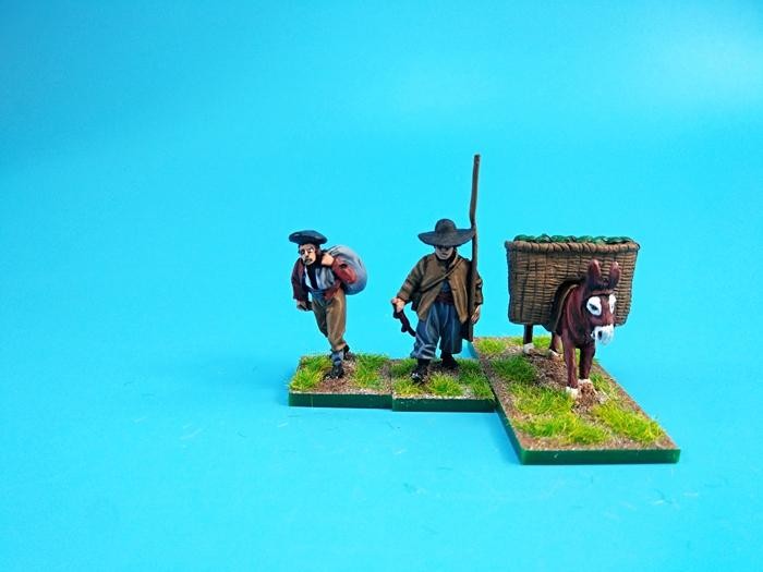 28mm Carlist War painted Carlists Male civilians CWC01 | eBay UK