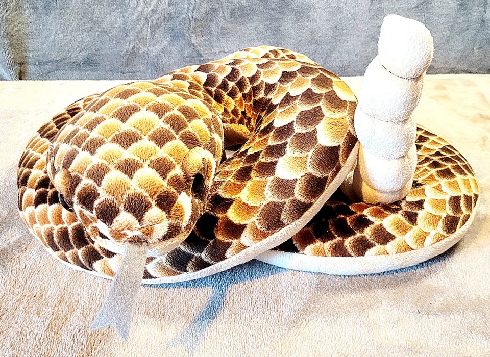 Rattlesnake Diamondback, LARGE Cute Stuffed Animal Plush Toy Kids Gift ...