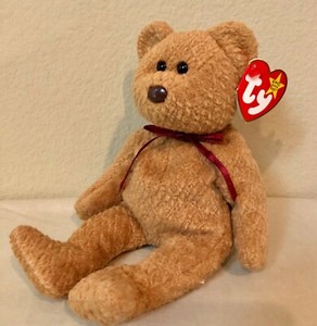 Curly the Bear Ty The Beanie Babies Collection Many Mistakes "ORIIGINAL ...
