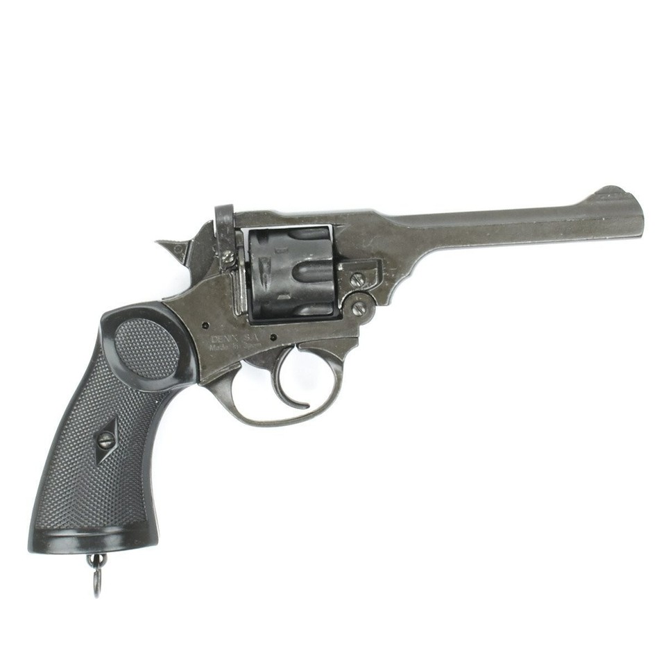 Denix British Webley Mark IV Indiana Jones Non-Firing Revolver Replica ...