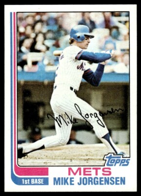 1982 Topps #566 Mike Jorgensen - New York Mets | eBay